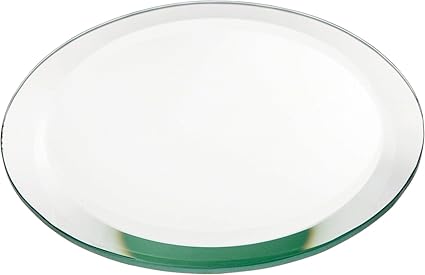 Amazon.com: Plymor Round 5mm Beveled Glass Mirror, 5 inch x 5 inch ...