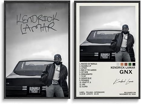Amazon.com: GSHLGAO Kendrick Lamar Poster Rapper 12x18inch(30x45cm ...