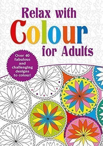 Adult Colouring Book - Relax with Colour : Amazon.co.uk: Home & Kitchen
