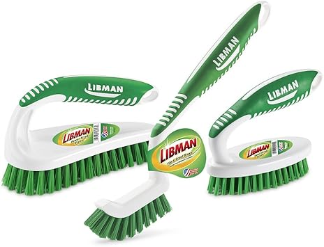 Amazon.com: Libman Scrub Brush Kit – Three Different Durable Brushes ...