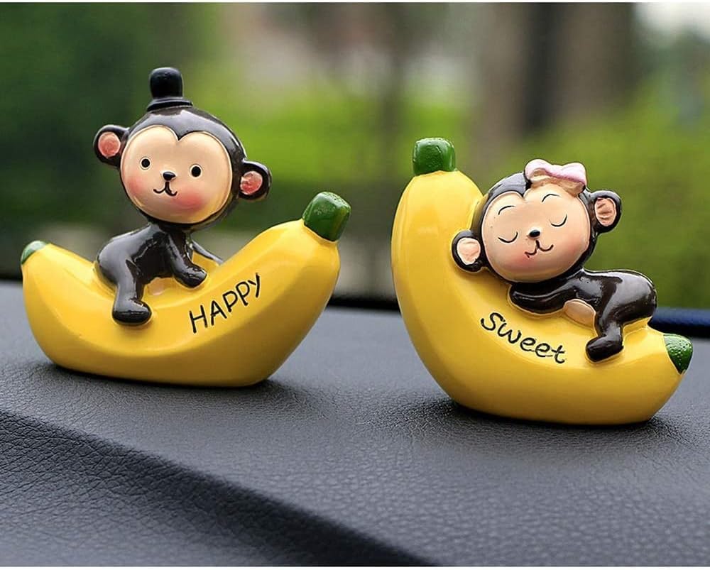 Avenew Cute Monkey Love Dashboard Cute Car Dashboard Accessories Toys ...