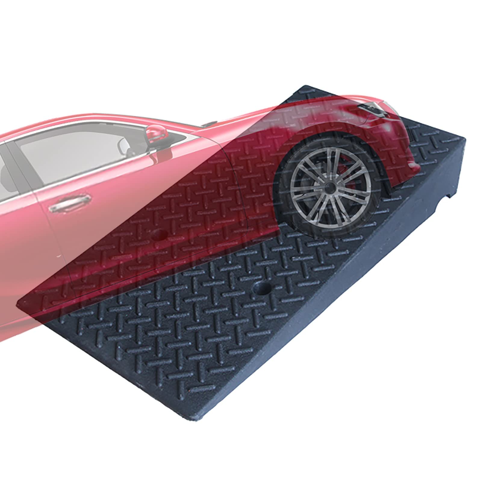 Buy USBABY Ramp Portable Curb Ramp, Outdoor Heavy Duty Full Size ...