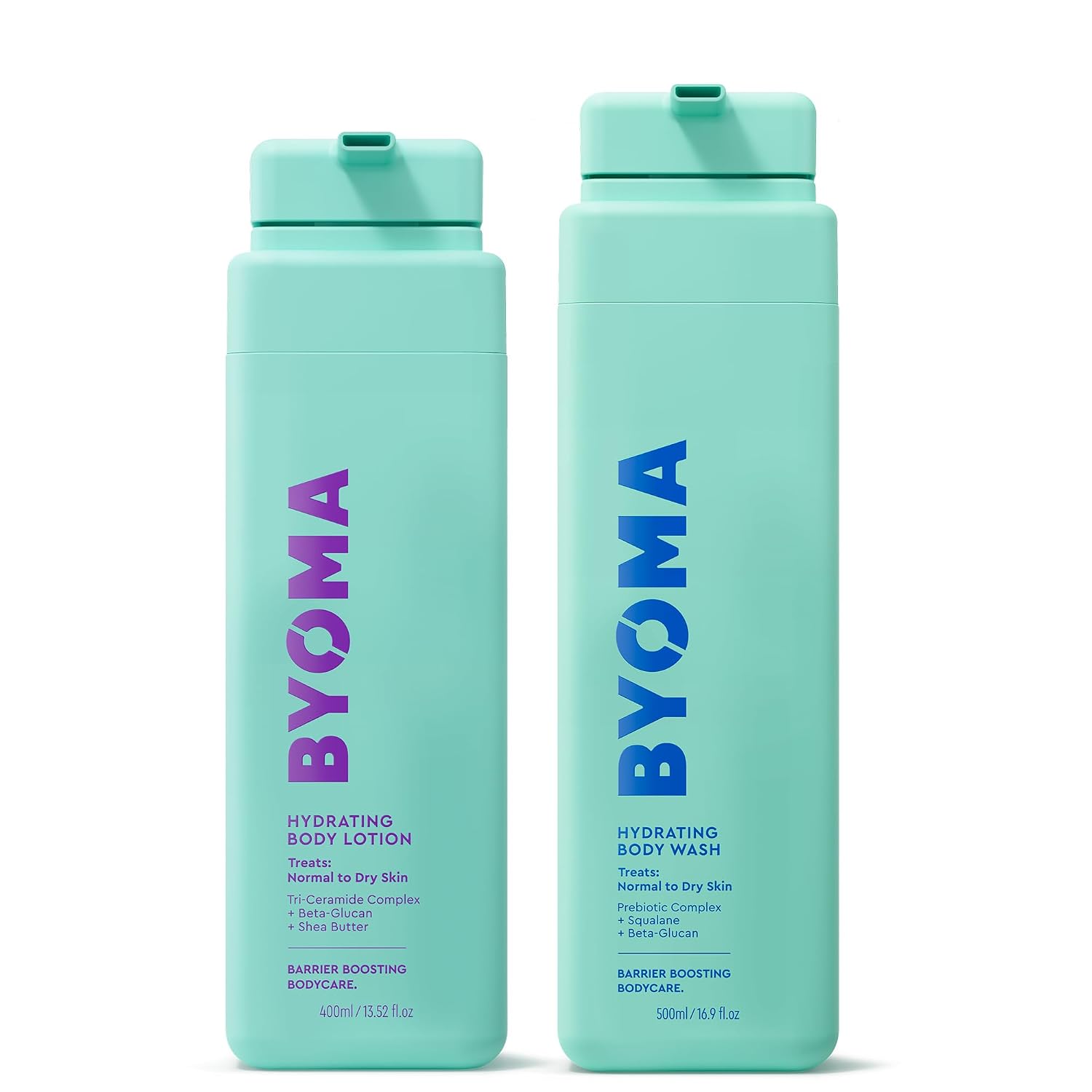 Amazon.com : BYOMA Hydrating Body Wash & Lotion Bundle - Moisturizing ...