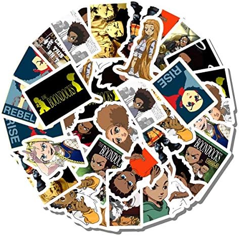Amazon.com: 20 PCS Stickers Pack Boondocks Aesthetic Vinyl Colorful ...