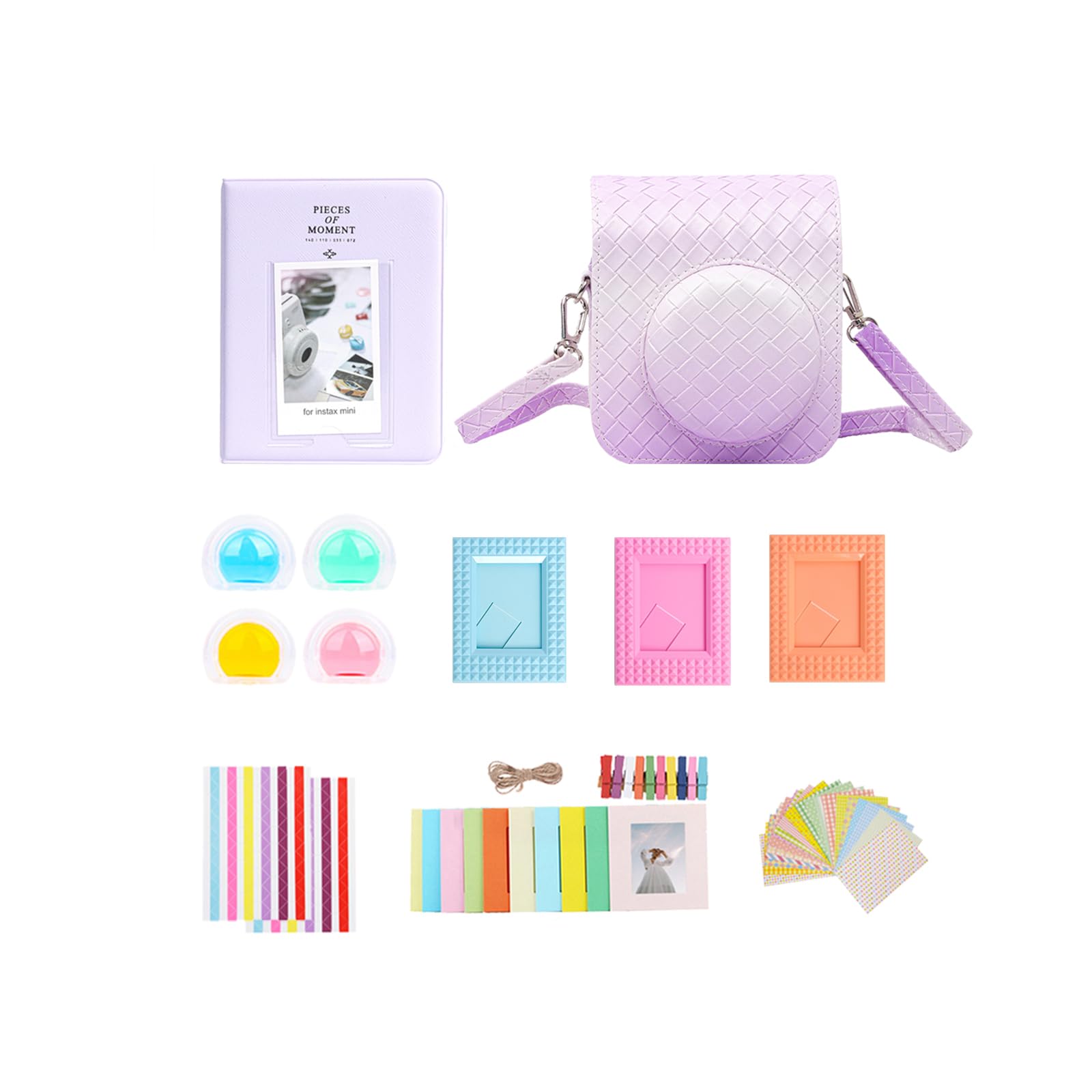 9 in 1 Instant Camera Accessories Kit for Fujifilm Instax Mini 12 ...