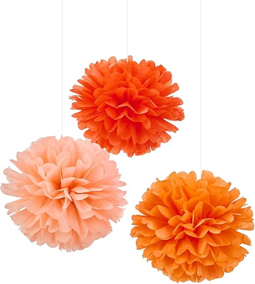 Tissue Paper Pom Poms Tissue Paper Flowers Fluff Balls Party ...