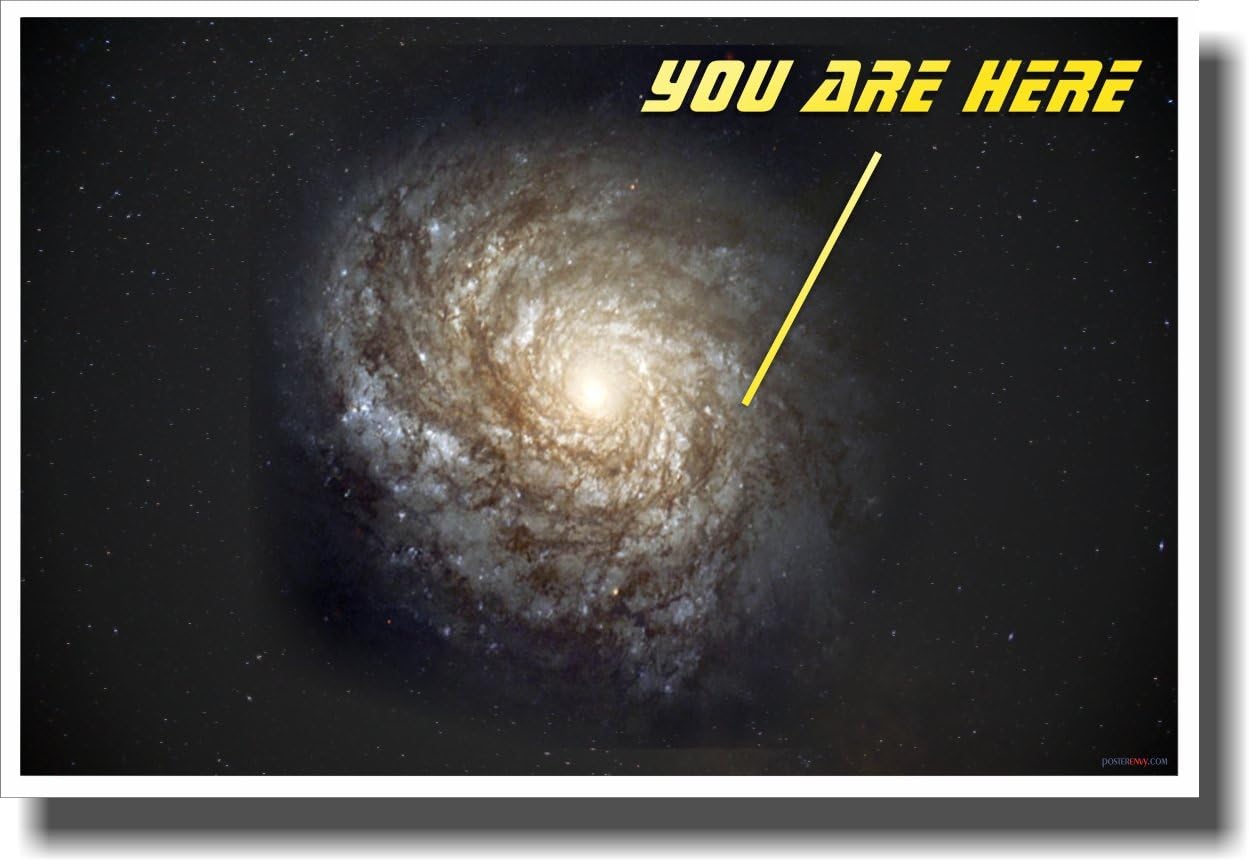 Amazon.com: You Are Here - Galaxy - NEW Classroom Science Poster ...