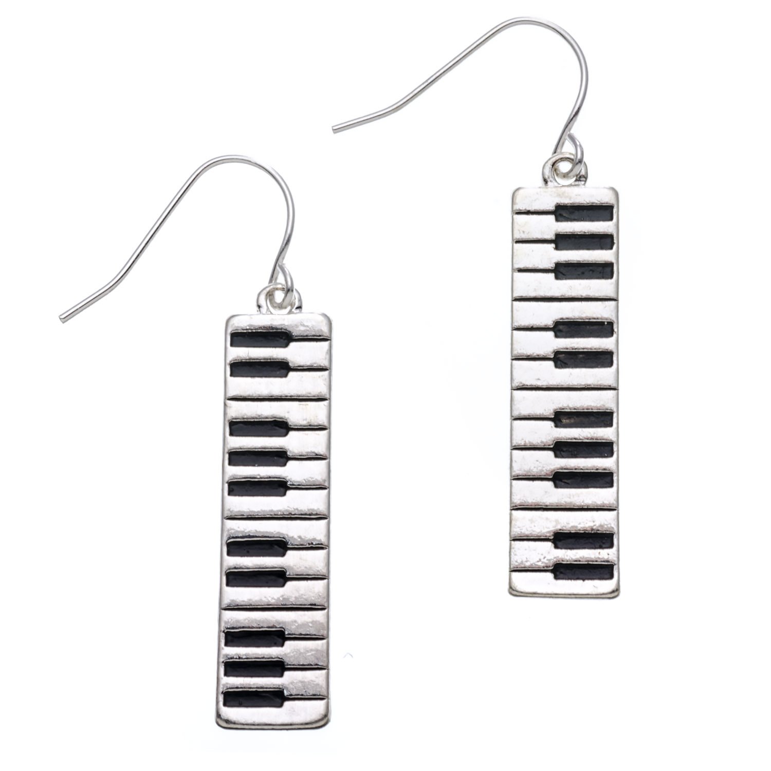 Amazon.com: PammyJ Piano Keyboard Dangle Music Earrings | Piano Gifts ...