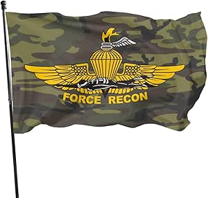 Amazon.com : US Force Reconnaissance Recon Emblem And Name Banner ...