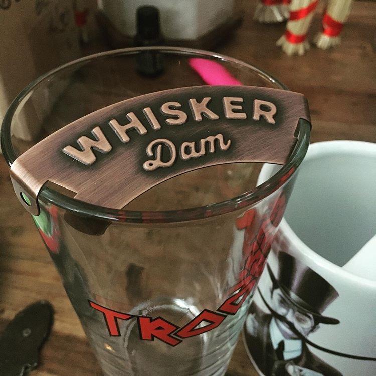 Amazon.com: Whisker Dam Mustache Guard Drinking Attachment Beard ...