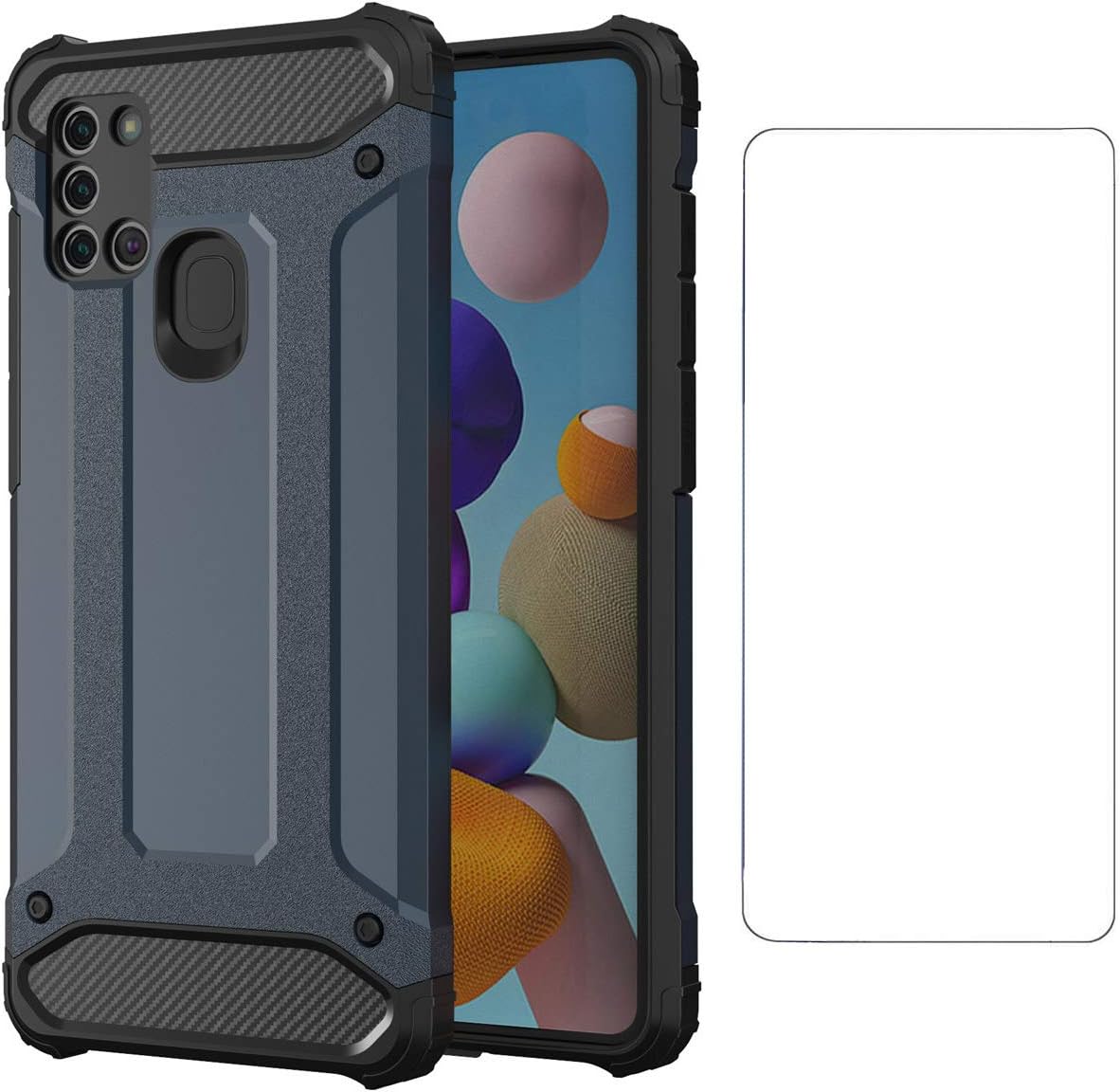 Amazon.com: Annymall Galaxy A21s Case US Version, Full Body A21s Phone ...