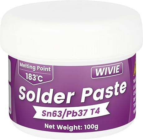 Sn63/Pb37 Solder Paste, T4 Particle, 183°C Melting Point for ...
