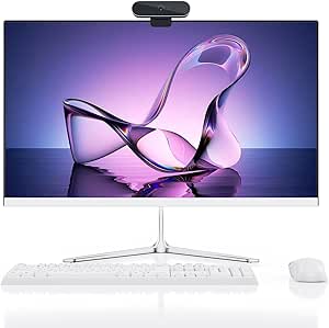 23.8" All in One Desktop Computer, 2.9GHz Intel N5095 CPU, 16GB RAM ...