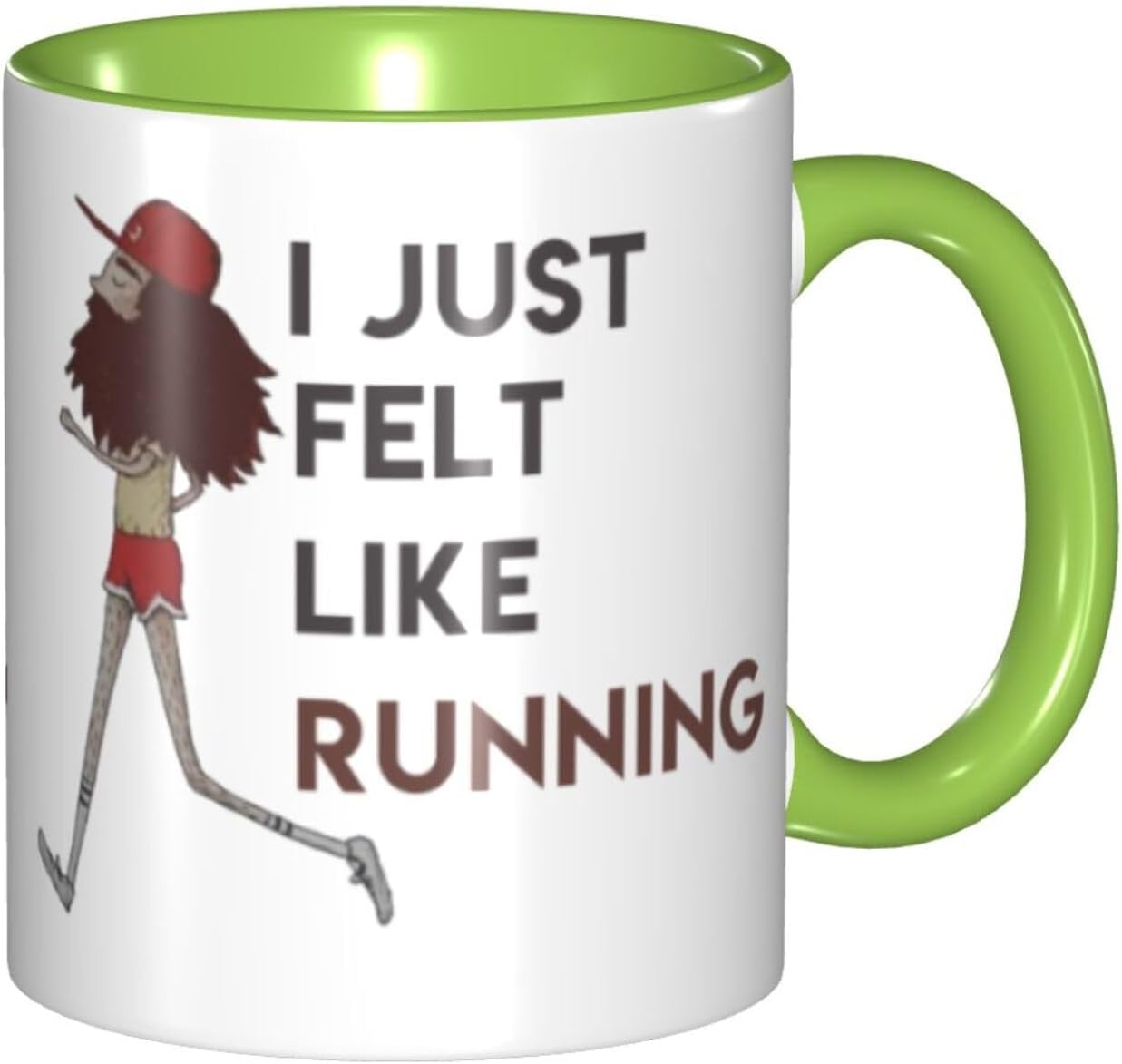 Amazon.com: LINKEQICHE Forrest Gump Mug I Just Felt Like Running Coffee ...