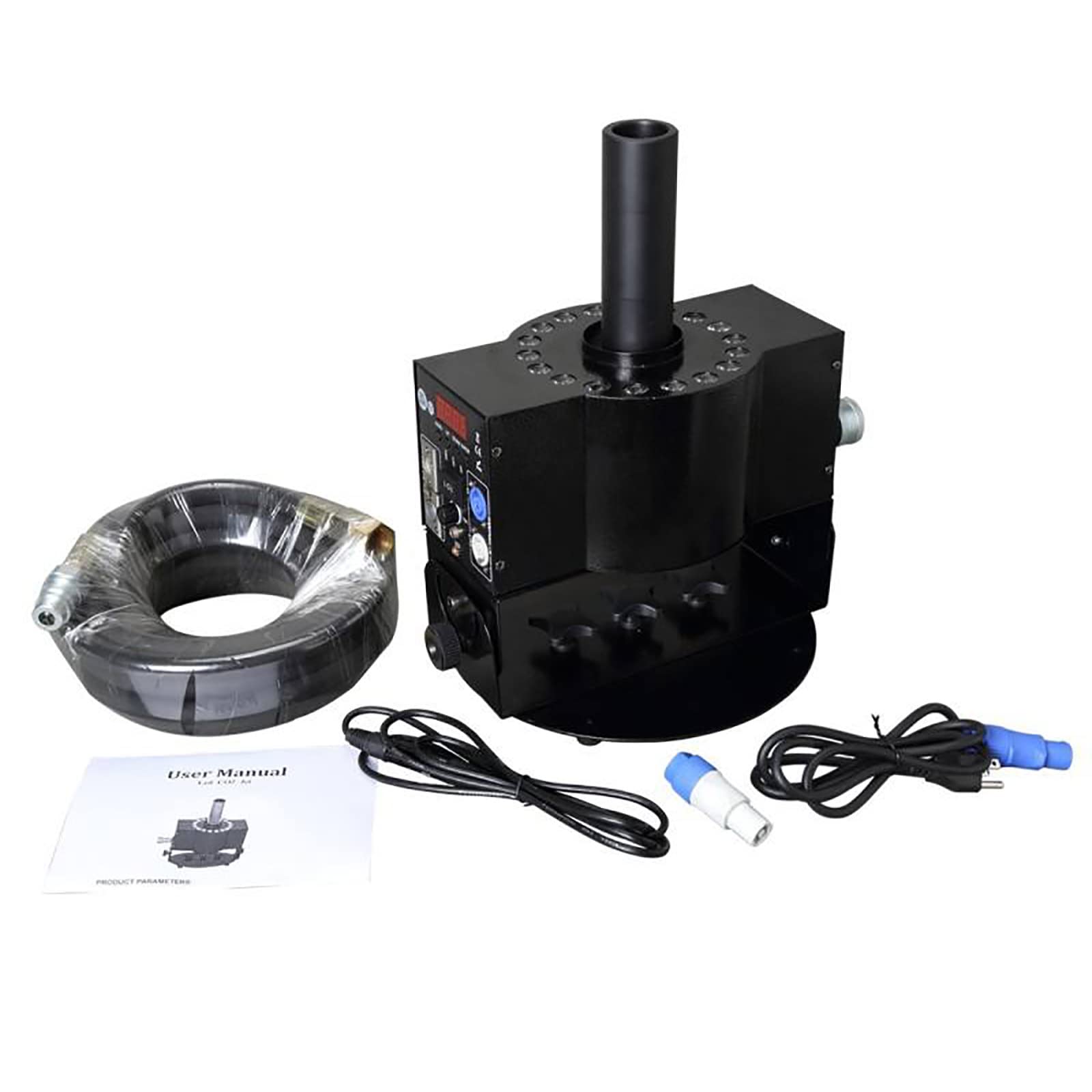 Buy QJJML 250W CO2 Column Fog Machine, 18×3W LED Jet Fog Machine Smoke ...