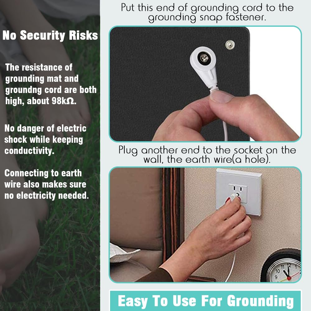 Snapklik.com : Grounding Mat For Bed, Desk, Floor, Grounding Mat For ...