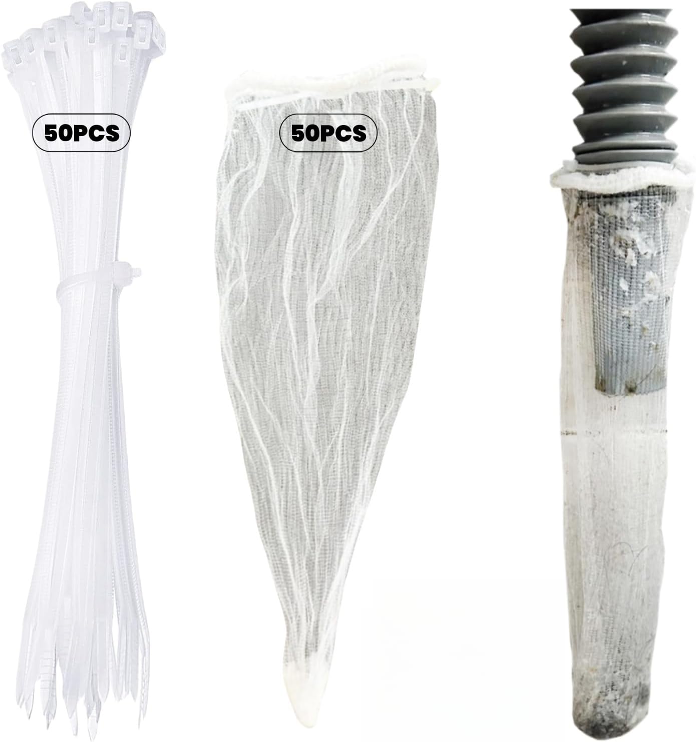 Amazon.com: Generic Lint Traps for Washing Machine Hose, 50 Pieces Lint ...