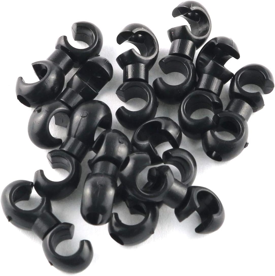 Amazon.com : WDHHNP 20PCS Bike Cable Clips Plastic Bicycle brake cable ...