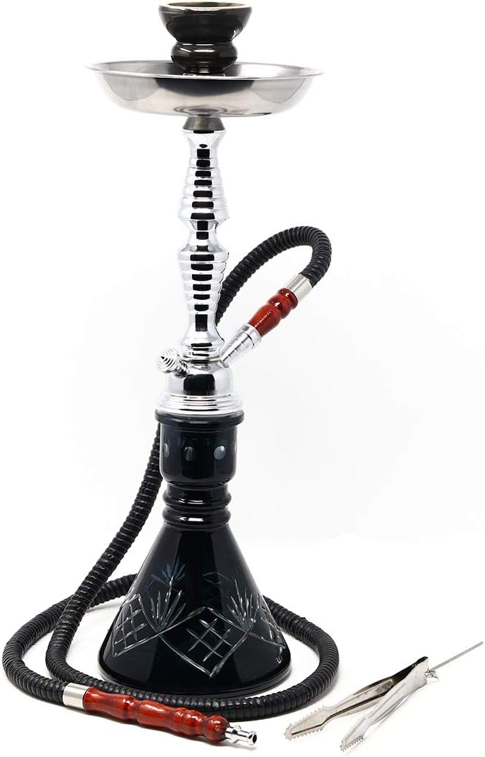 Amazon.com: Deezer 19 Inches Hookah Set, Modern 1 Hose Hookah Kit with ...