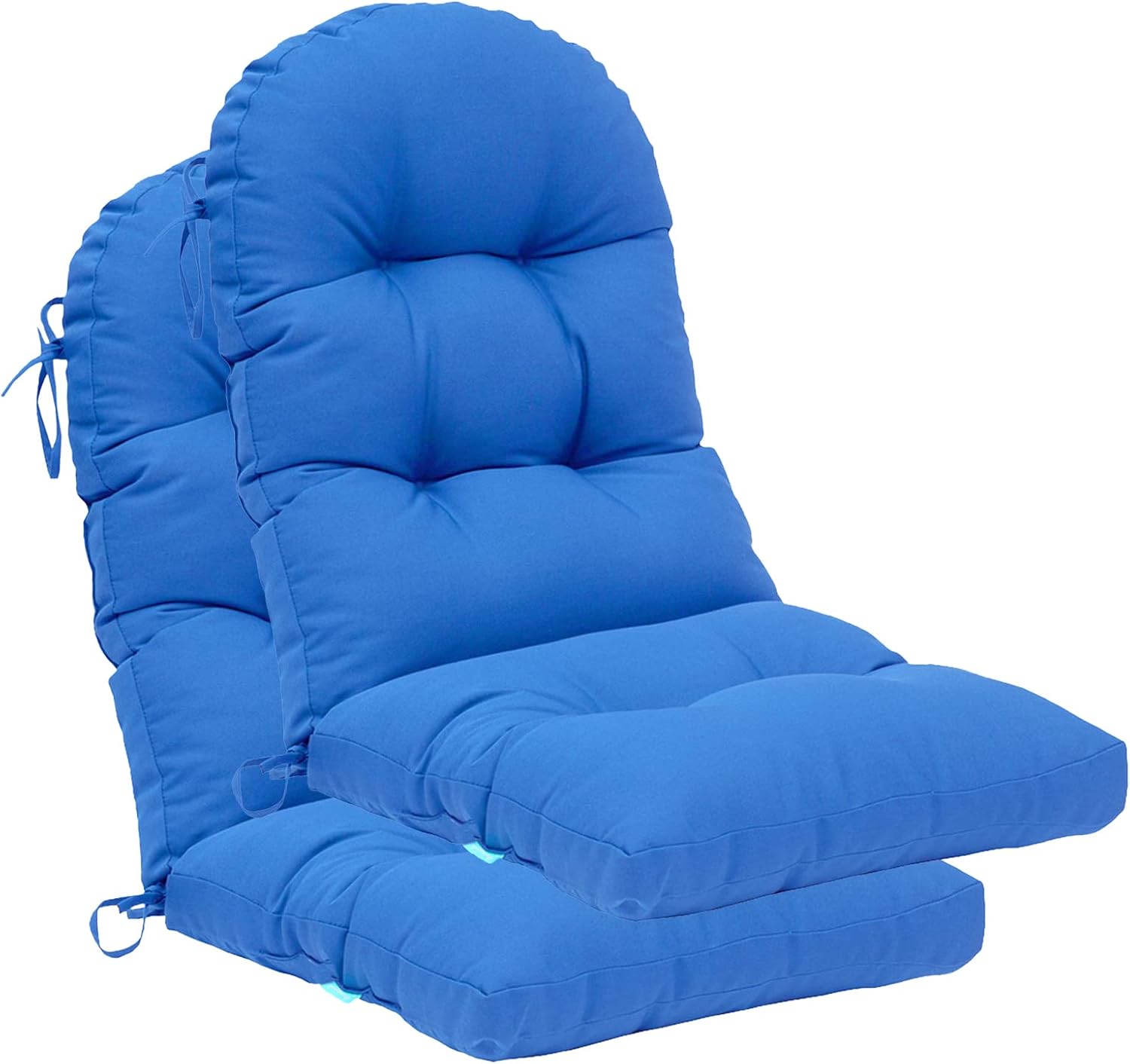 Amazon.com: QILLOWAY Indoor/Outdoor High Back Chair Cushion for ...