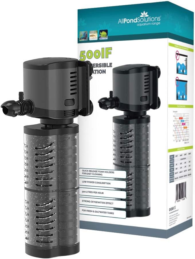 allpondsolutions Fish Tank Filter, Internal Aquarium Submersible Water ...