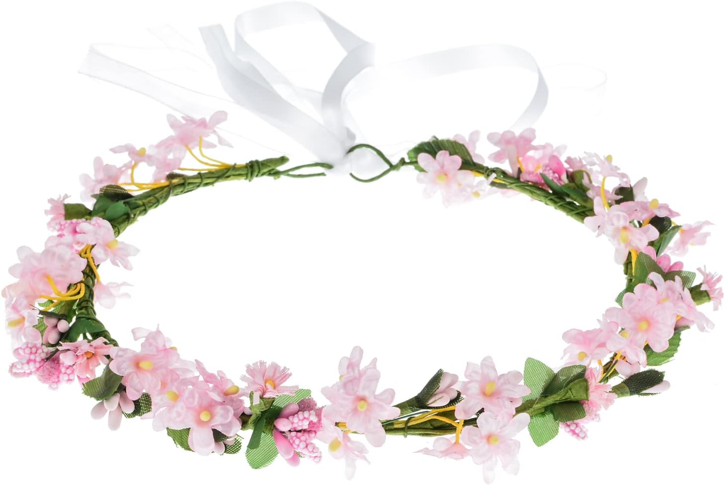 Amazon.com: DDazzling Flower Girl Crown Bridal Flower Crown Pregnant ...