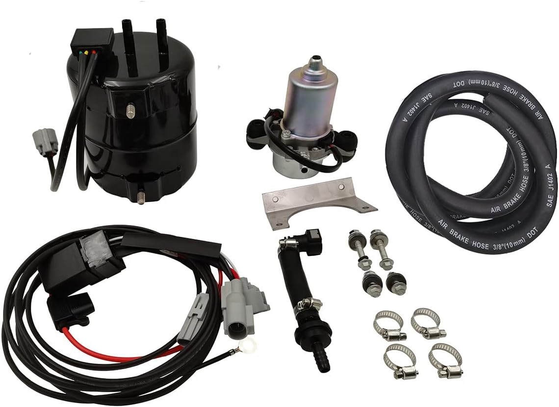 Amazon.com: TMaster 12V Brake Booster Vacuum Pump kit w/ 2L Reservoir ...