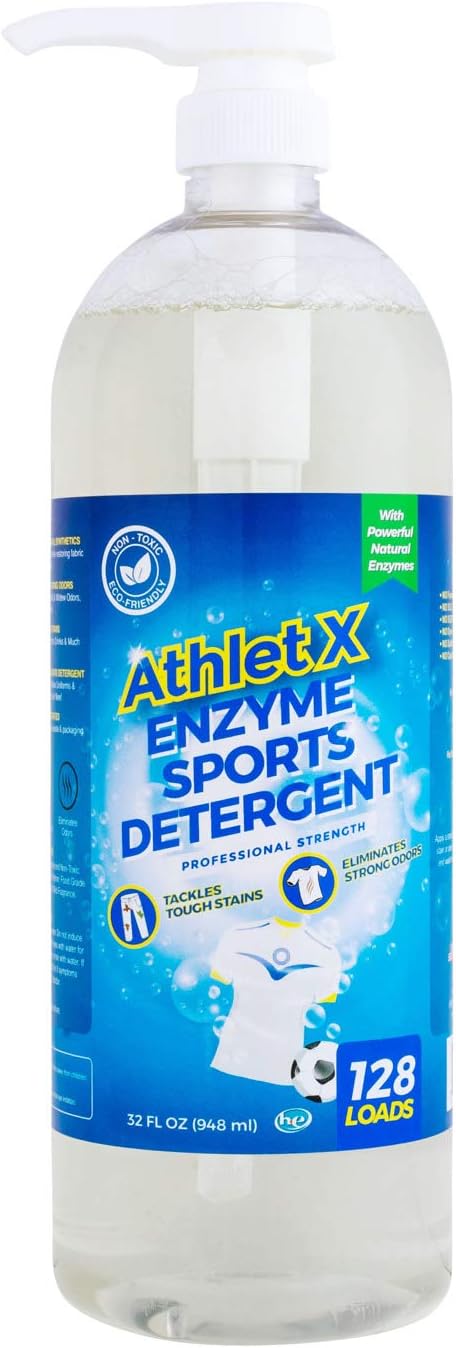Amazon.com: AthletX Amazing Active Wear Sports Detergent (128 Loads ...