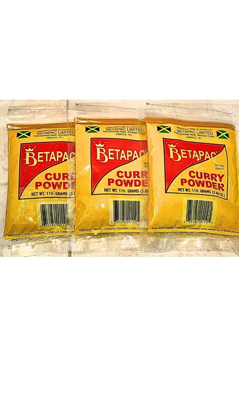 Amazon.com: Betapac Curry Powder - 3 pack, 3.88 Ounce (Pack of 1 ...