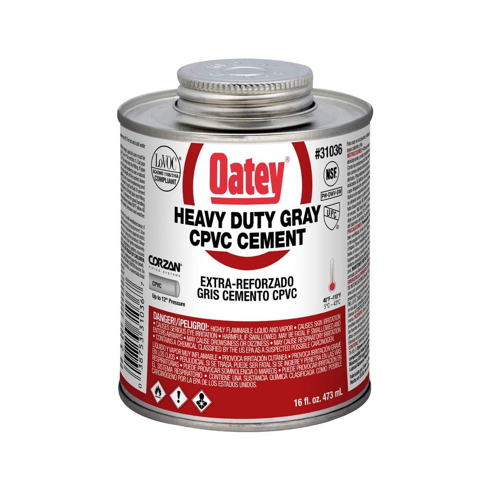Snapklik.com : 31036 16 Oz CPVC Heavy Duty Gray Cement