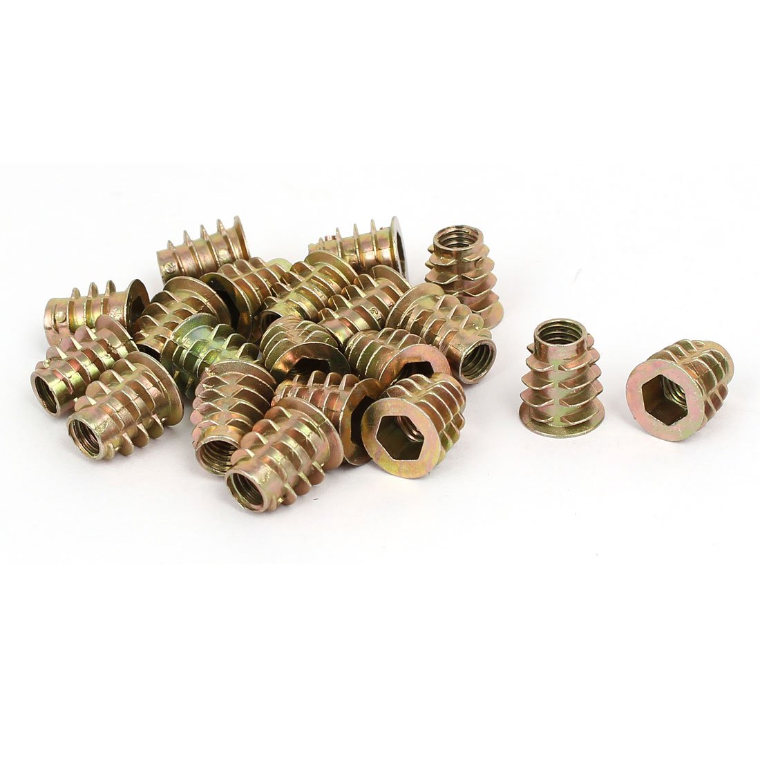 uxcell M6 x 13mm Hex Socket Head Insert Screws E-Nuts Furniture ...