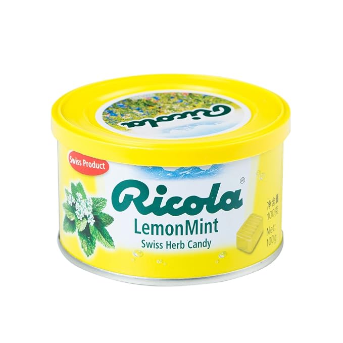 Ricola Lemon Mint Swiss Herb Candy Tin, 100g : Amazon.in: Grocery ...