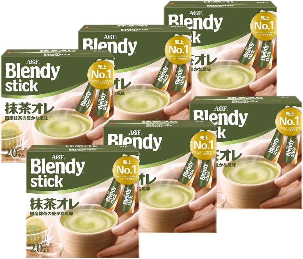 Amazon | AGF ブレンディ スティック 抹茶オレ 【 粉末 抹茶 】 20個 × 6箱セット | ノーブランド品 | インスタント・スティック 通販
