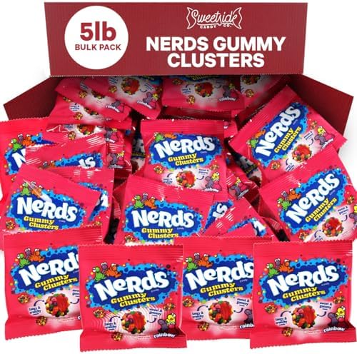Amazon.com : NerdsGummy Frosty Clusters Candy – 48 Individually Wrapped ...