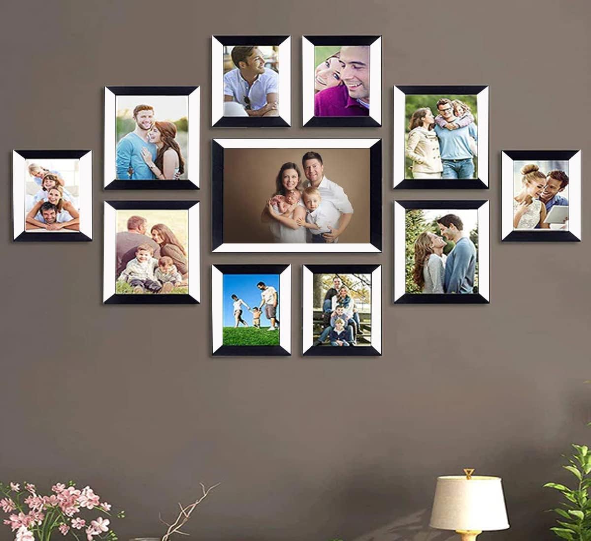 Art Street Shooting Star Wall Photo Frames for living Room, Set of 16 ...