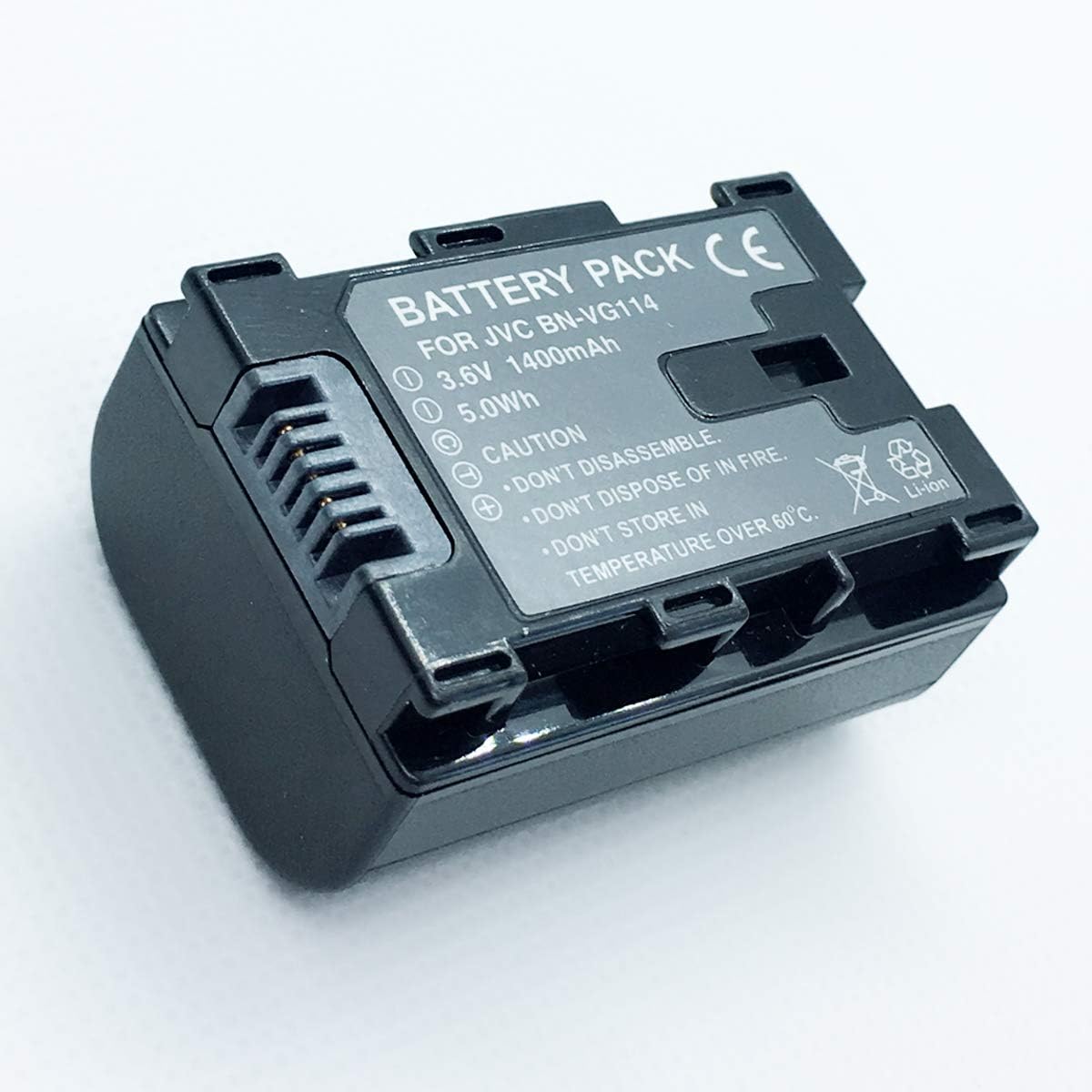 Amazon.com : Batmax 1780mAh BN-VG114 Battery for JVC BN-VG107U, BN ...