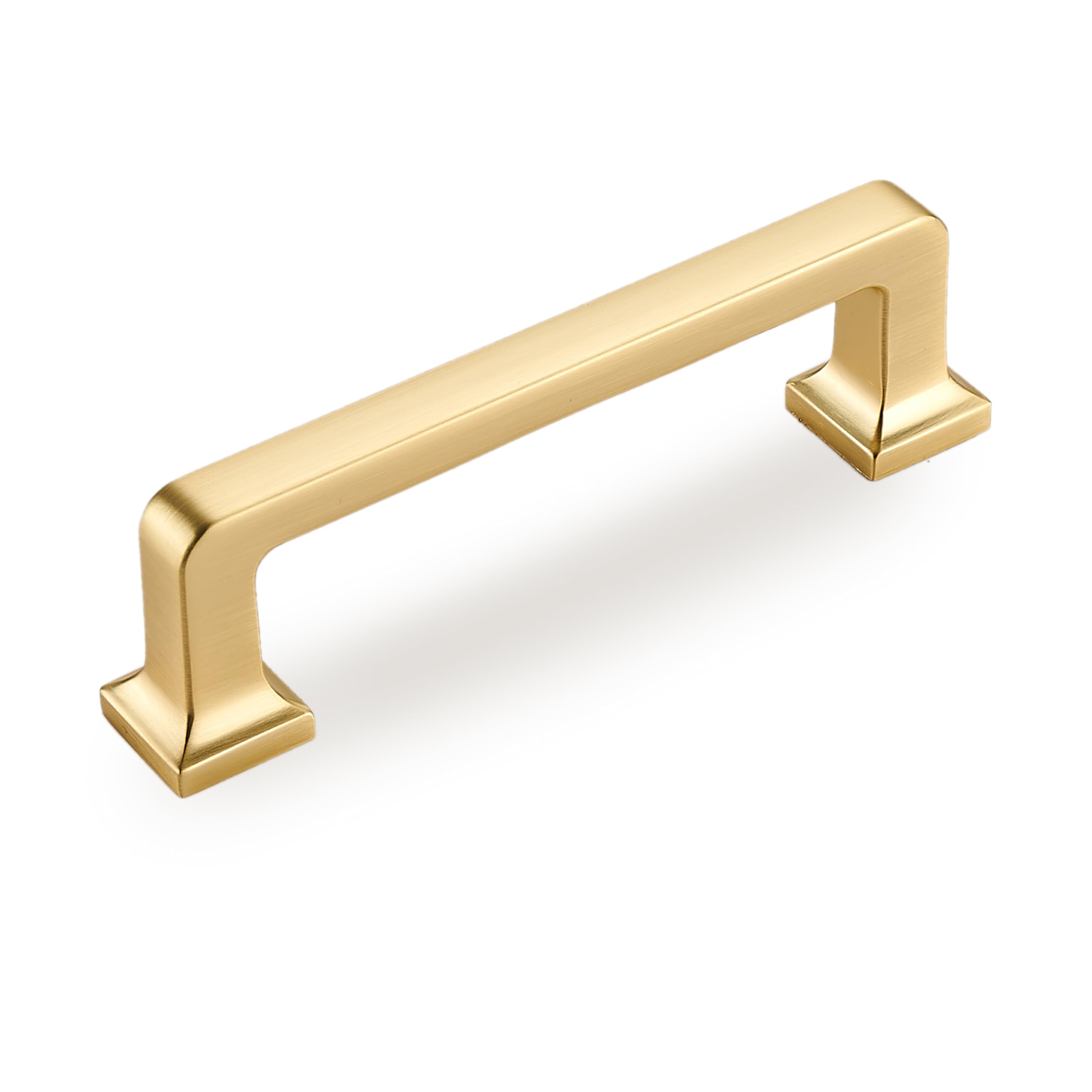 GOFFIDECO 10 Pack Brushed Gold Cabinet Pulls 3.75 Inch(96mm) Hole ...