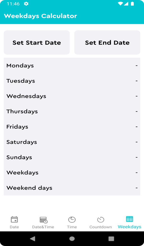 Date calculator - App on Amazon Appstore