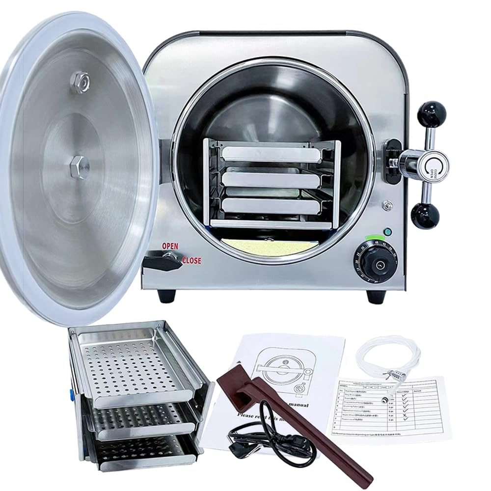 14L 900W Autoclave Sterilizers for Lab and Esthetician Portable ...