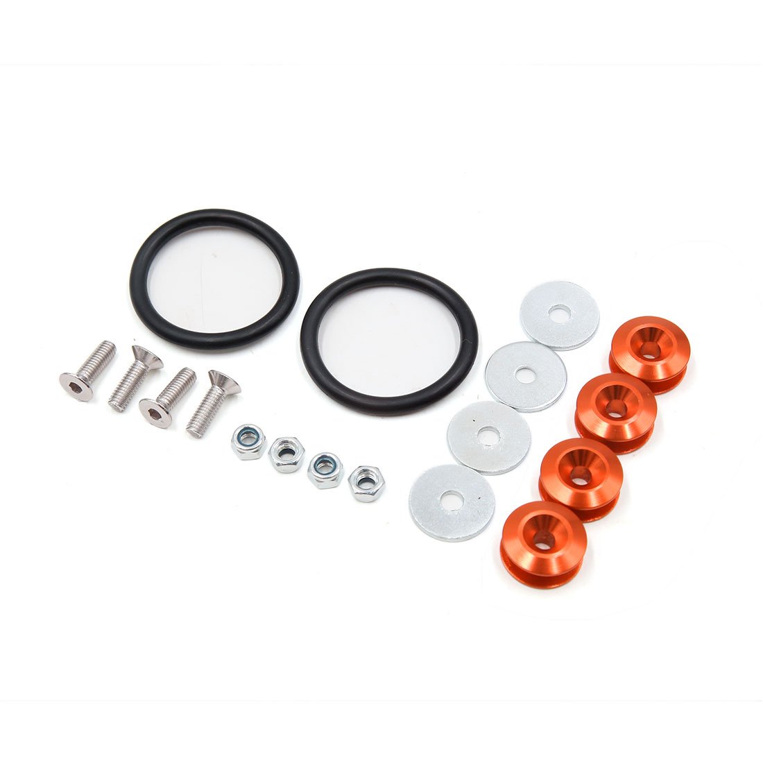 Amazon.com: Qtqgoitem 4 Pcs Orange Metal O Shape Double Flat Washer ...