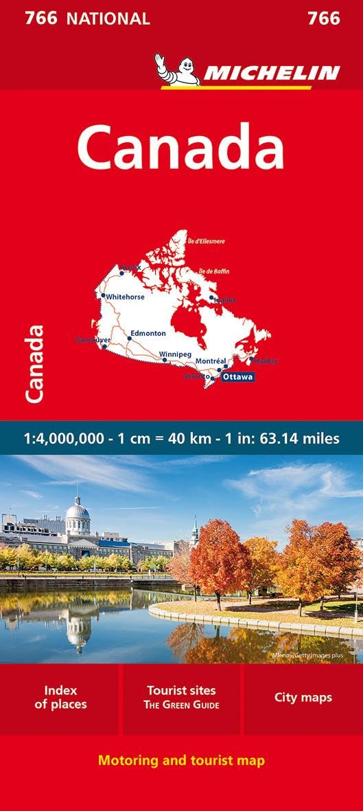 Canada Map 766 (Michelin National Canada, 766): Michelin: 9782067259676 ...