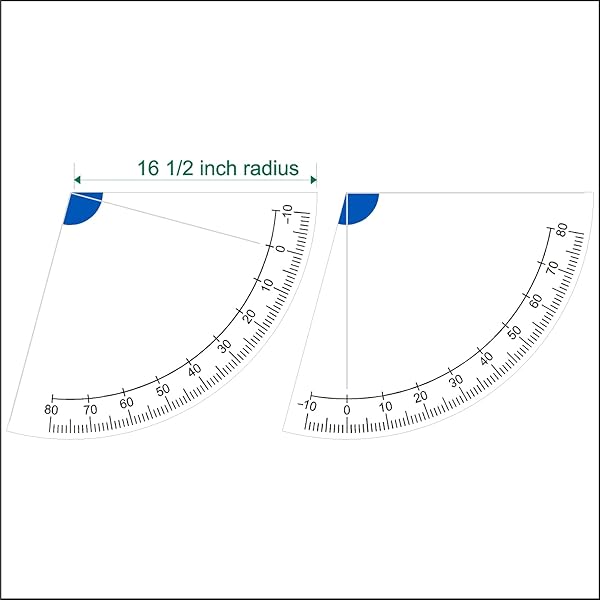 Crane Boom Angle Indicator Decal Kit (16 1/2") (Tamaño: 16 1/2 ...