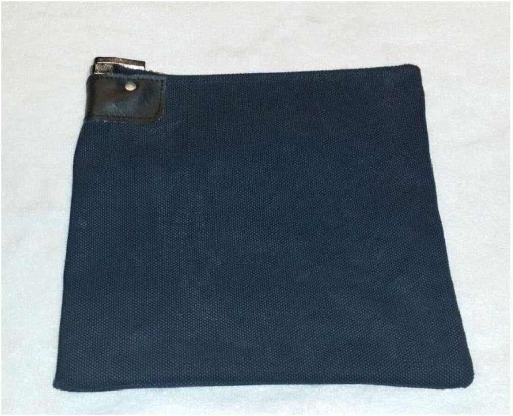 Amazon.com : 1 Black Heavy Canvas Locking Bank Deposit Bag Deluxe Pop ...