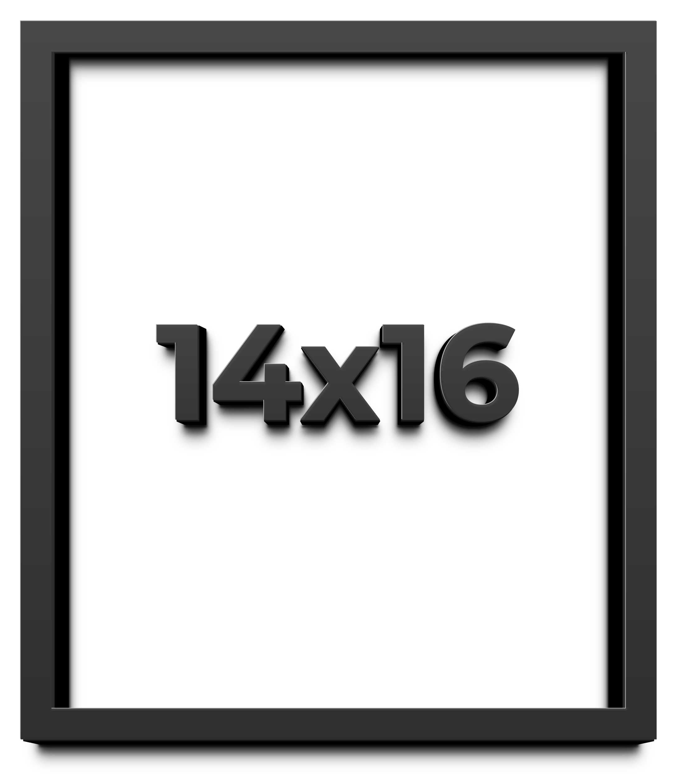 Amazon.com - 14x16 Shadow Box Frame Black | 1 Inch Deep Solid Wood ...