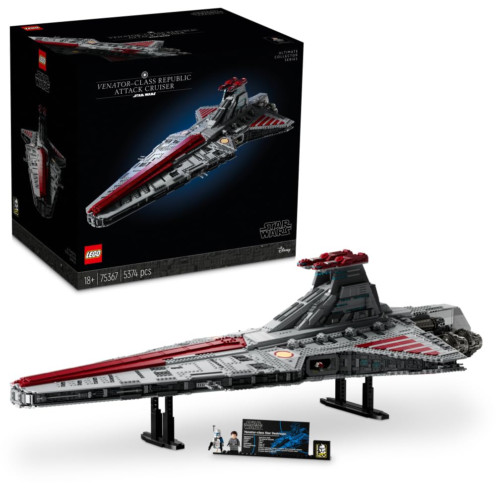 LEGO Star Wars Venator-Class Republic Attack Cruiser, Collectible ...