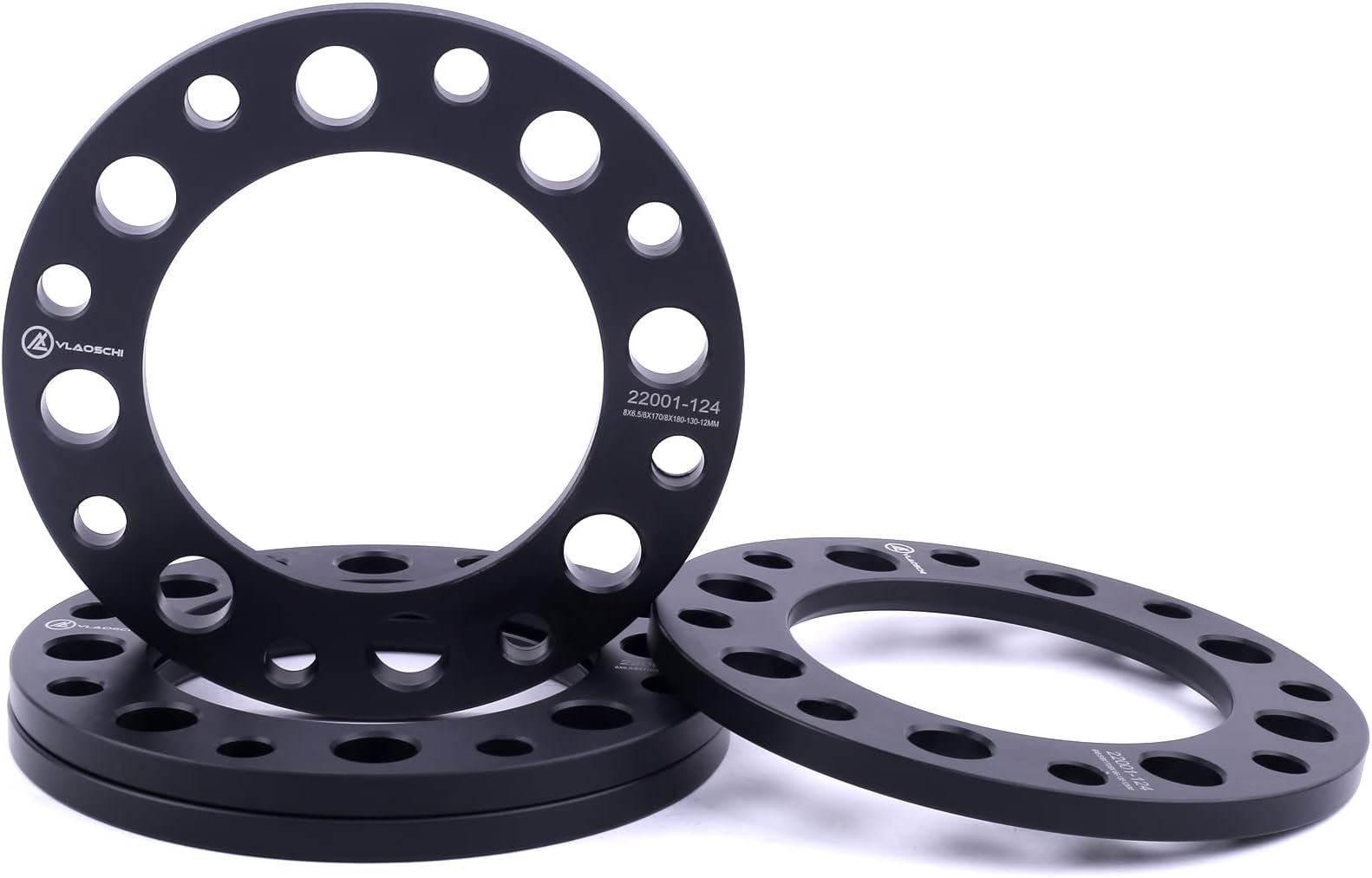 Amazon.com: VLAOSCHI Black 8 Lug 8x200 8x210 Wheel Spacers 1/2 Inch ...