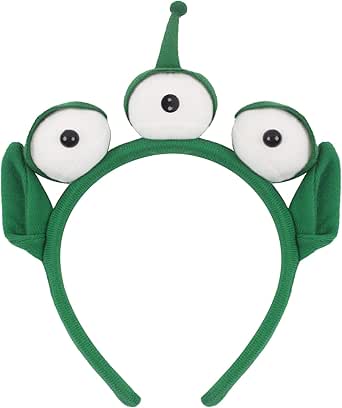 Amazon.com: RUNUP Alien Headband Three Eyes Alien Plush Headbands Alien ...