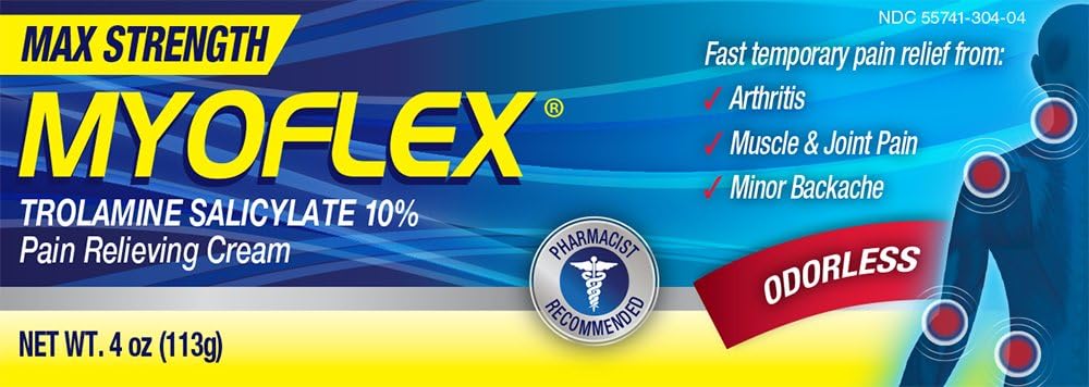 Myoflex Pain Relieving Cream, 4 Ounce : Amazon.com.au: Health ...
