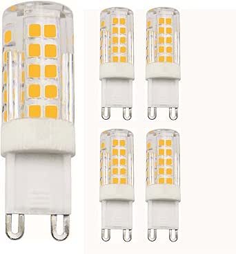 TRIJZHOU G9 LED Light Bulb 4W 40w Halogen Equivalent Warm White 3000k ...
