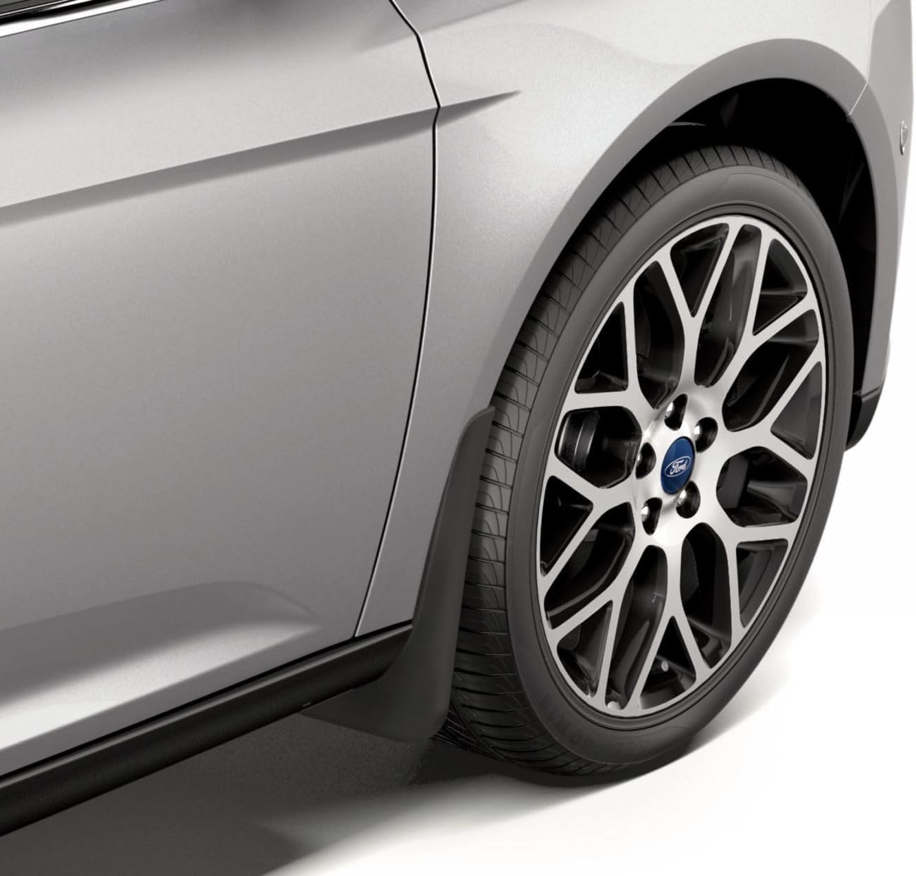 Ford Genuine Contoured Mud Flaps Splash Guard Kit Pair Black For Focus ...